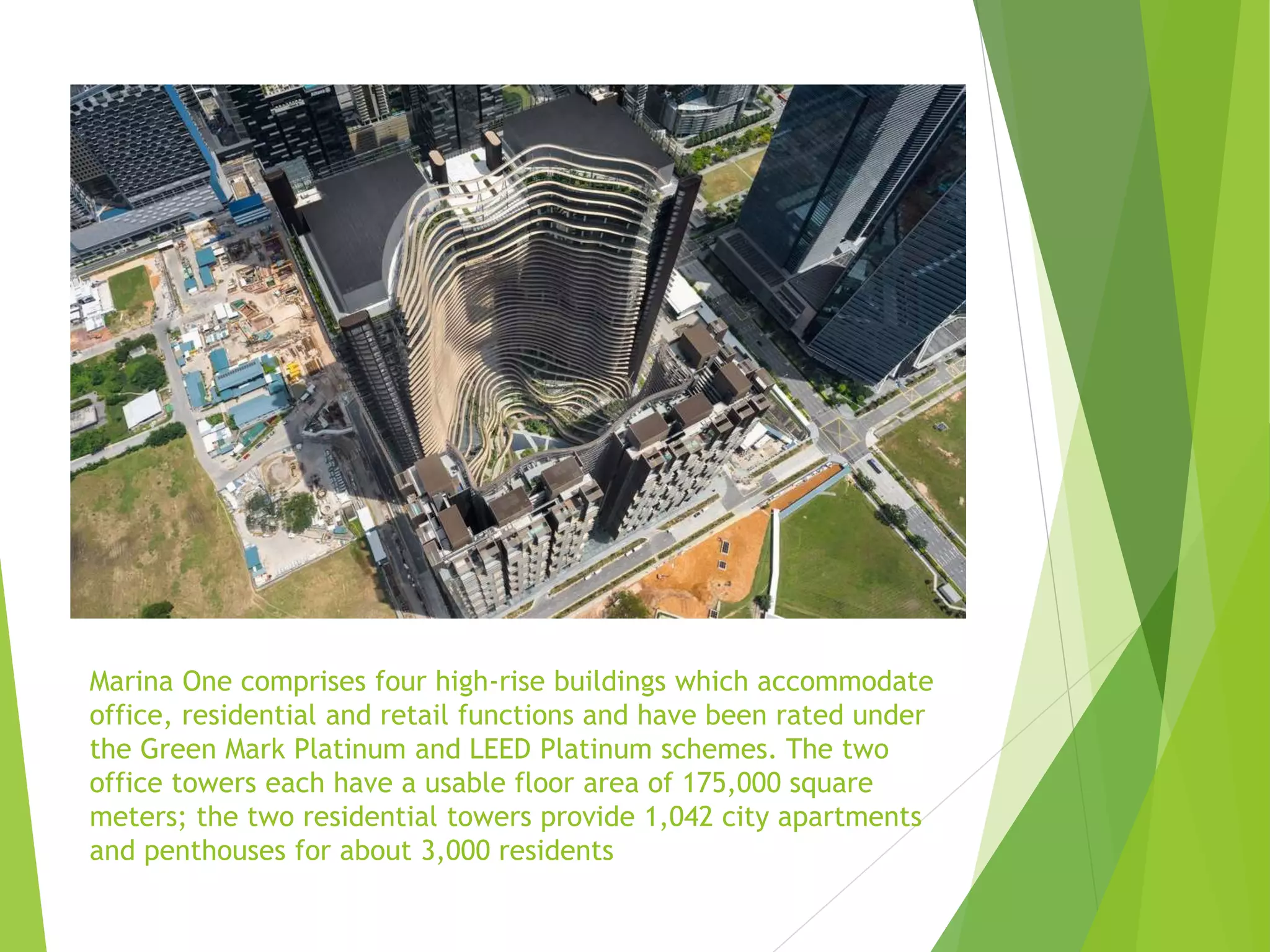 Marina One, Singapore: A Case Study of Green Architecture | PPTX