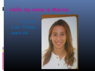 Marina's presentation | PPT