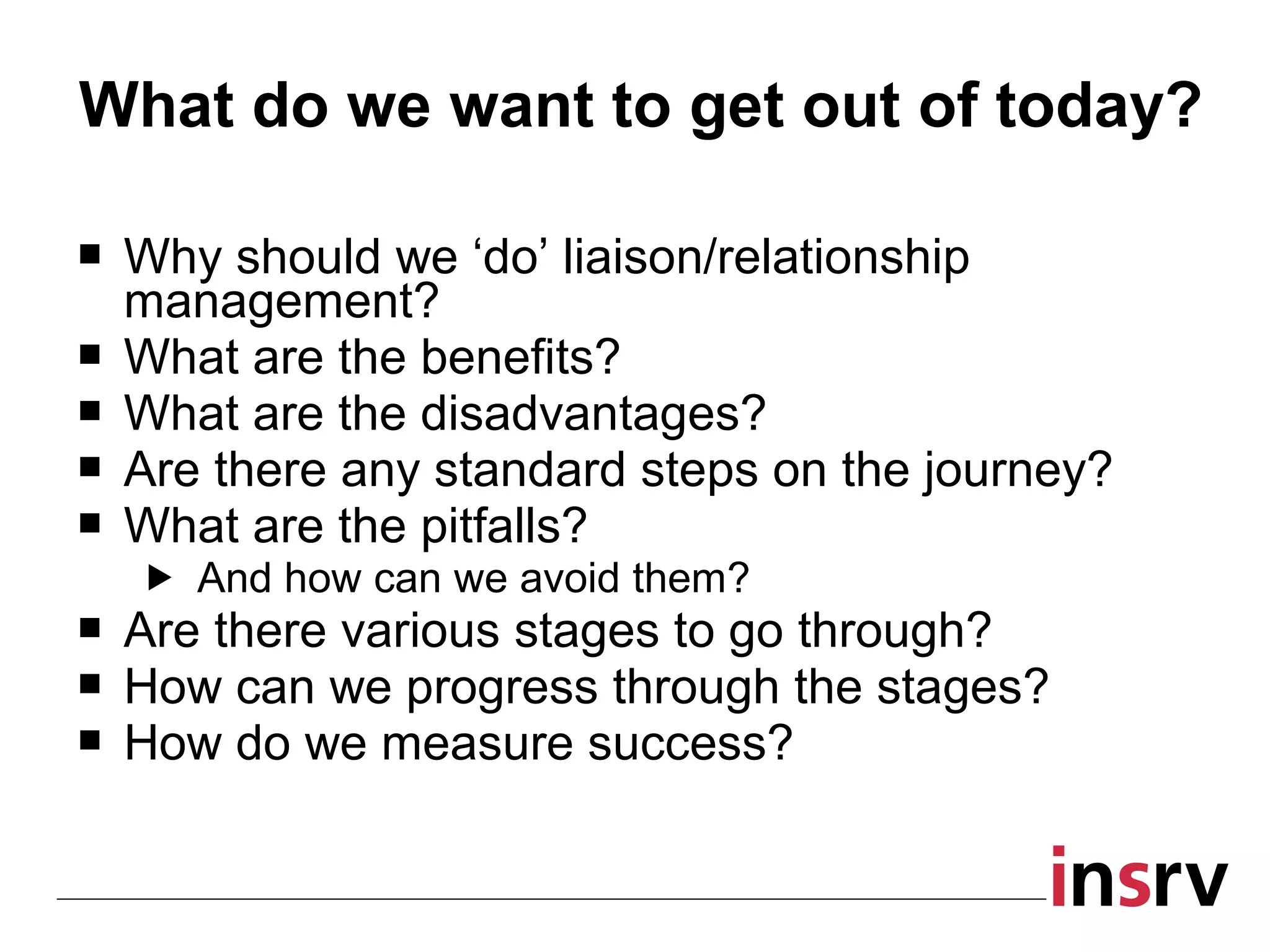 Customer Liaison - Introduction | PPT