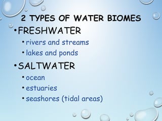 Marine Biomes | PPT