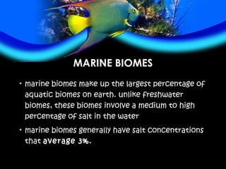 Marine Biomes | PPT
