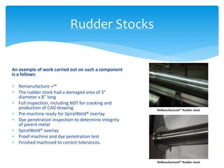 An overview of remanufacturing marine components | PPT