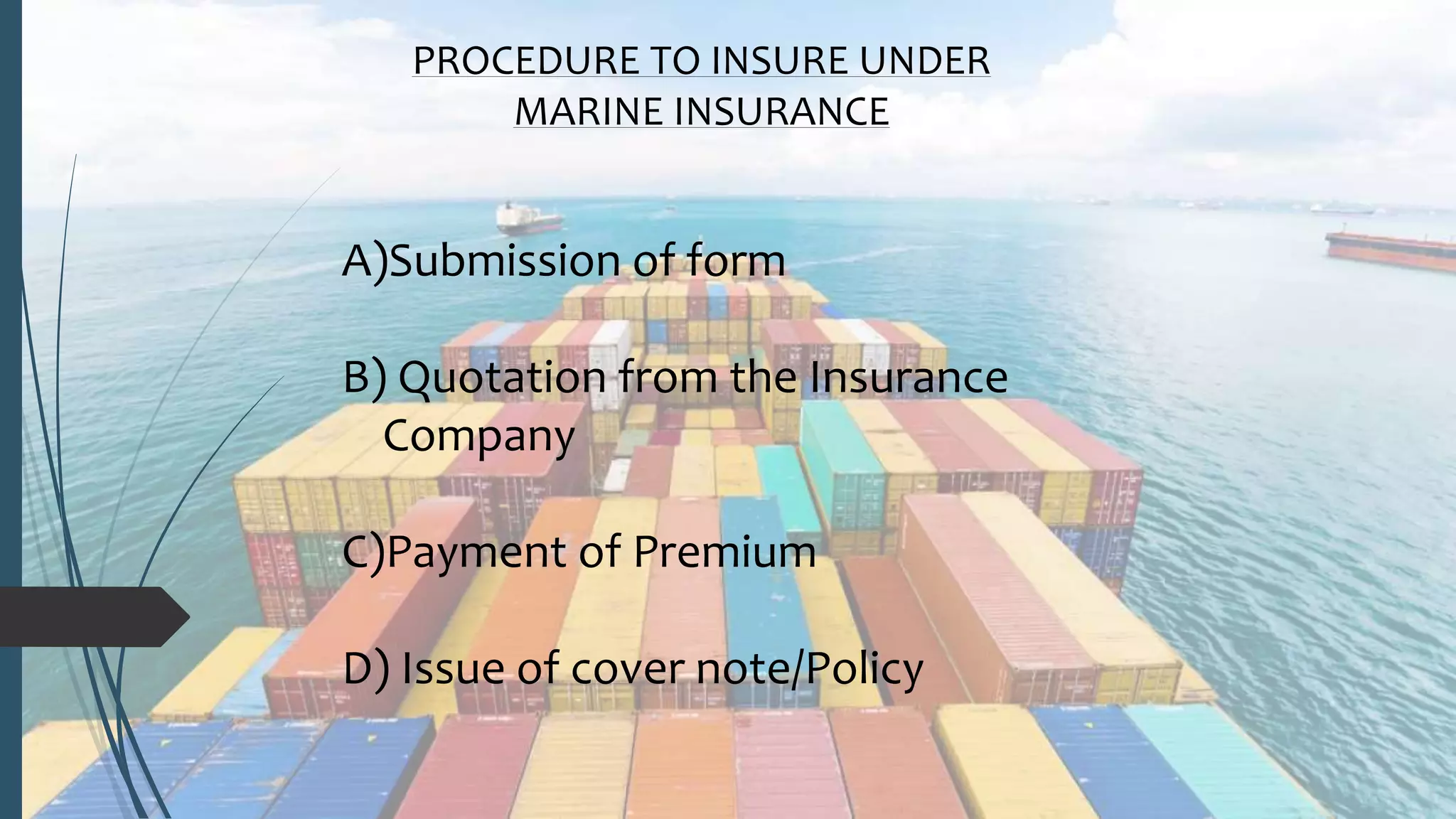 Marine insurance | PPTX