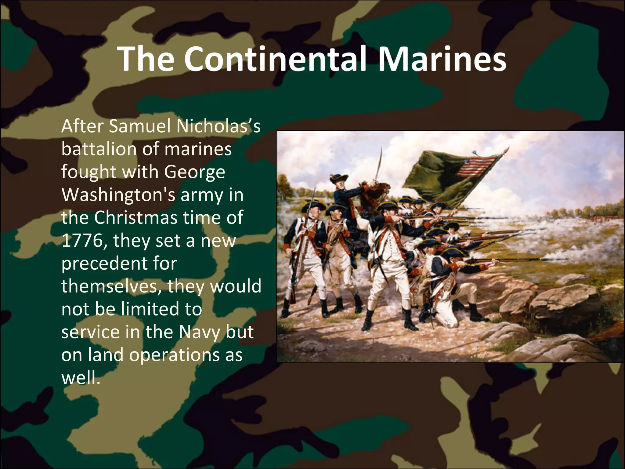 Marine Corps History | PPS