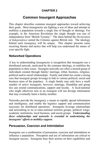 Marine Corps Small Unit Leaders Guide To Counterinsurgency | PDF