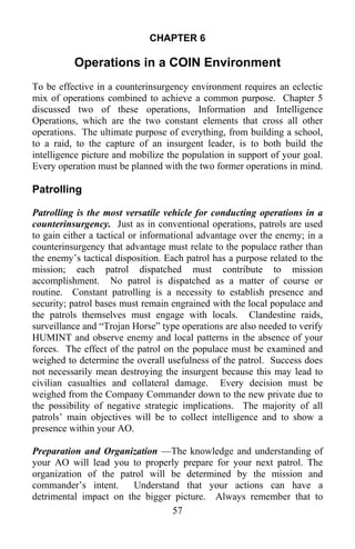 Marine Corps Small Unit Leaders Guide To Counterinsurgency | PDF