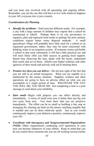Marine Corps Small Unit Leaders Guide To Counterinsurgency | PDF