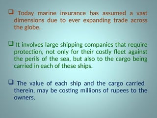 marine-insurance cargo and hull insurance | PPT