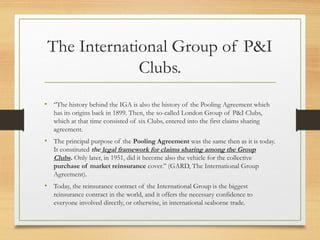 MARINE INSURANCE - HISTORY and RINCIPLES | PPTX