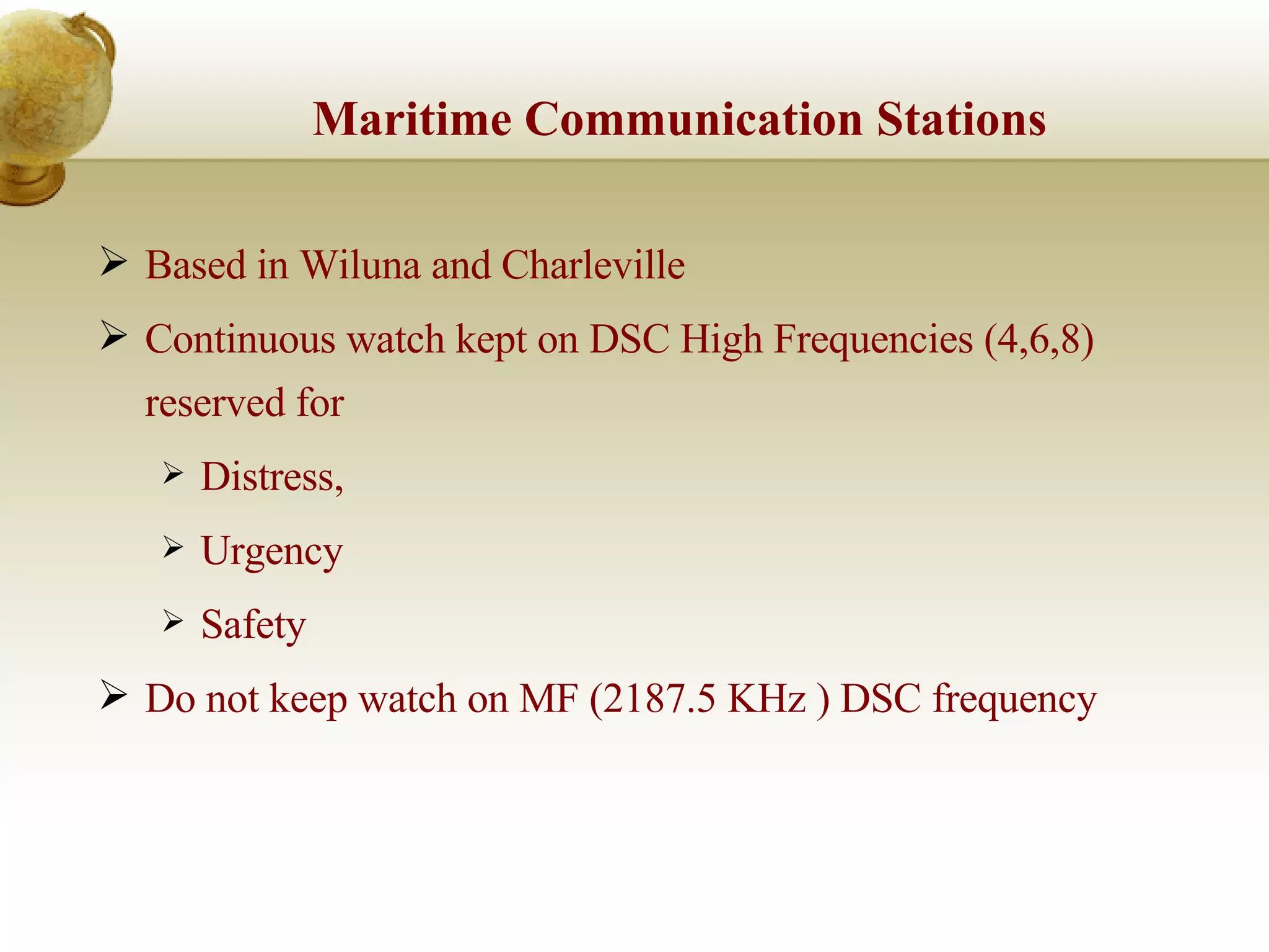 Marine Radio Communication | PPT
