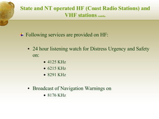 Marine Radio Communication | PPT