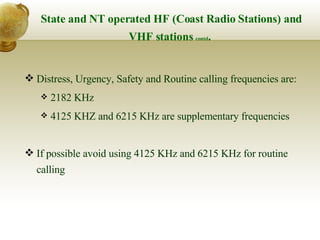 Marine Radio Communication | PPT
