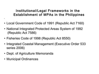 Marine Reserves in the Philippines: Challenges, Success and ...