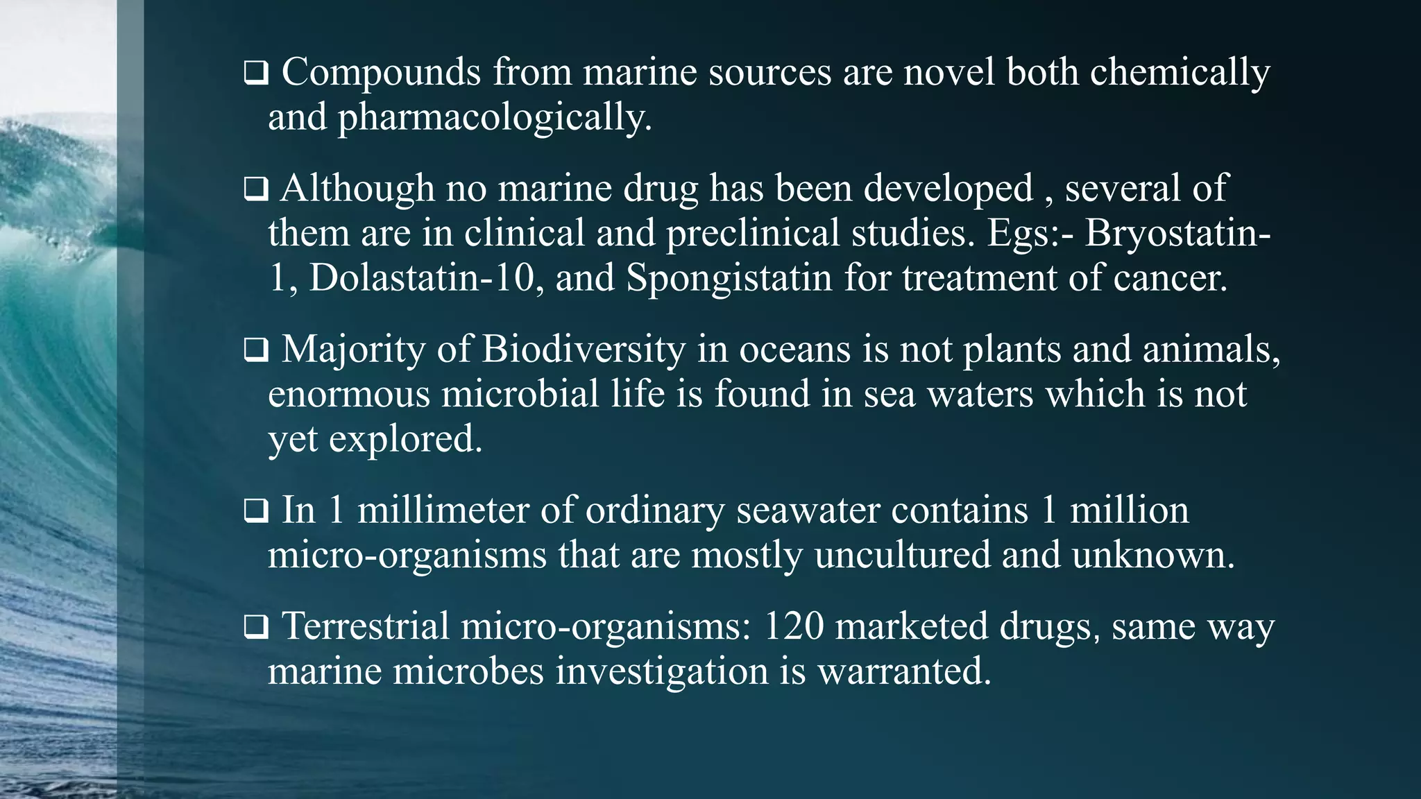 Marine Natural Products | PPTX