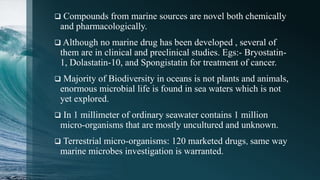 Marine Natural Products | PPTX