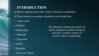 Marine Natural Products | PPTX