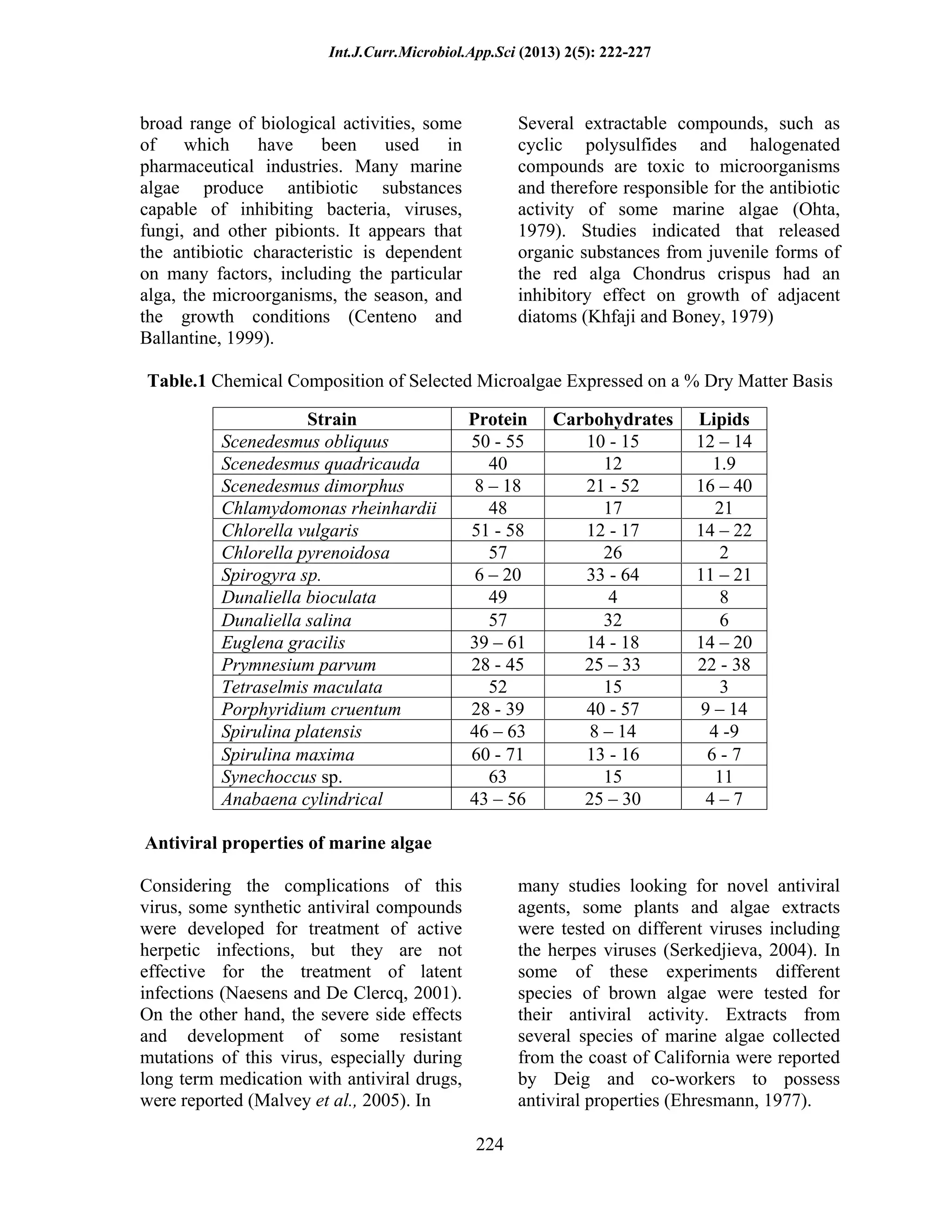 Marine algae an overview | PDF