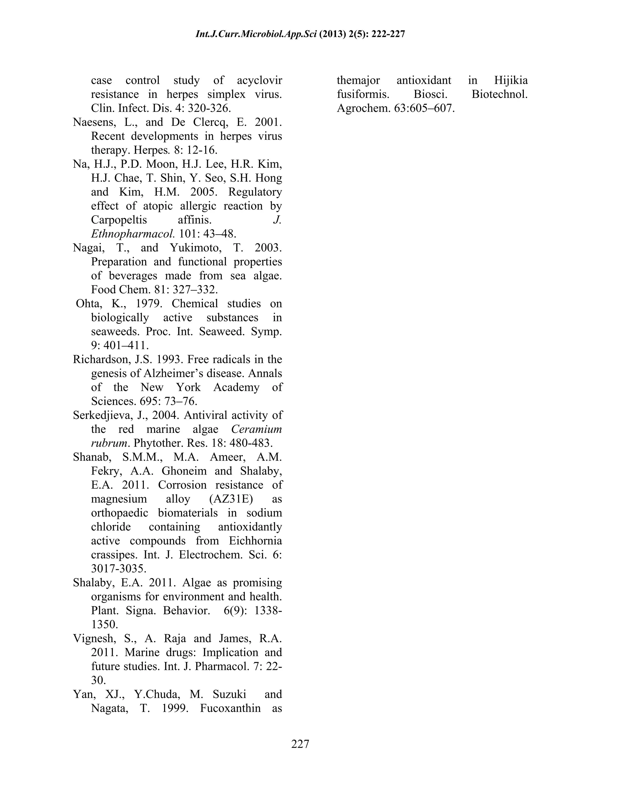 Marine algae an overview | PDF