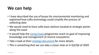 Marine and coastal applications of LoRa wireless technology | PPTX