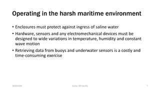 Marine and coastal applications of LoRa wireless technology | PPTX