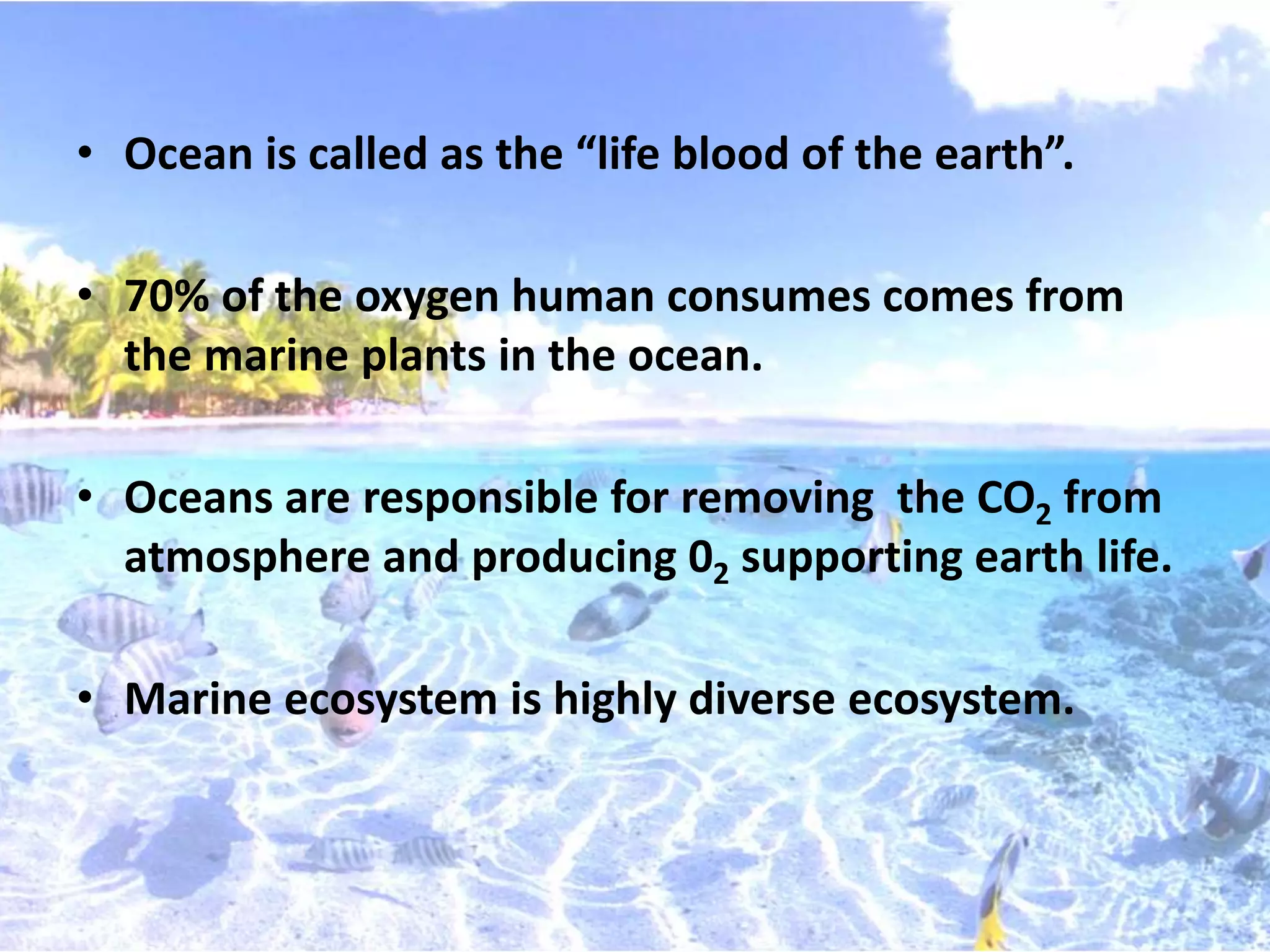 Marine and coastal ecosystems | PPTX