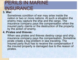 Marine and Goods in Transit Insurance | PPTX