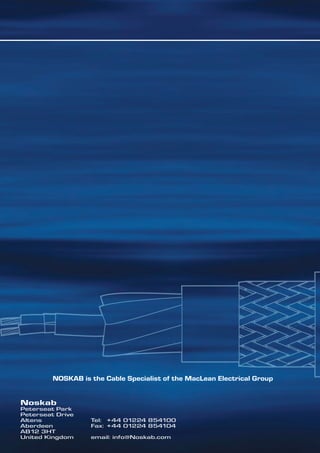 Marine and Offshore Cables - Noskab Catalogue | PDF
