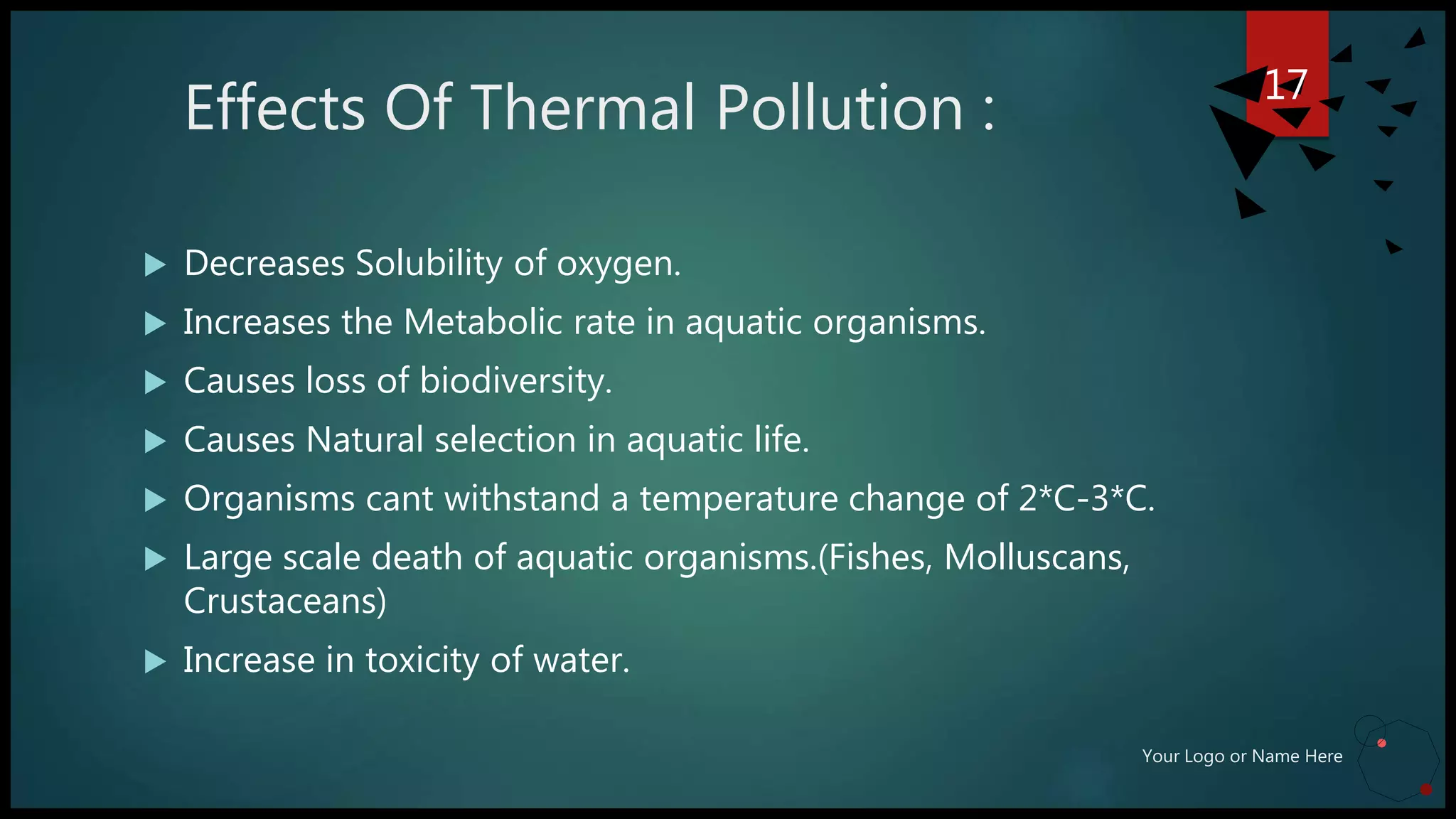Marine and thermal pollution | PPTX