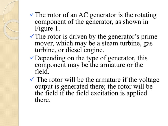 PArts and Principle of AC Generator | PPT