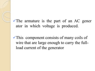 PArts and Principle of AC Generator | PPT