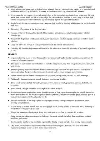 Marine Biology 2nd sem (full sylabus) | DOCX