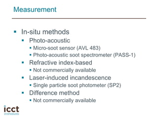 Definition and measurement of marine black carbon emissions | PDF