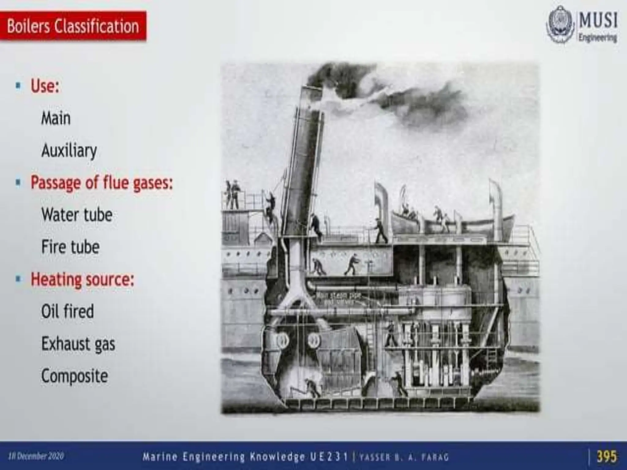 Marine Boilers and steam engineering .pptx | Physics | Science