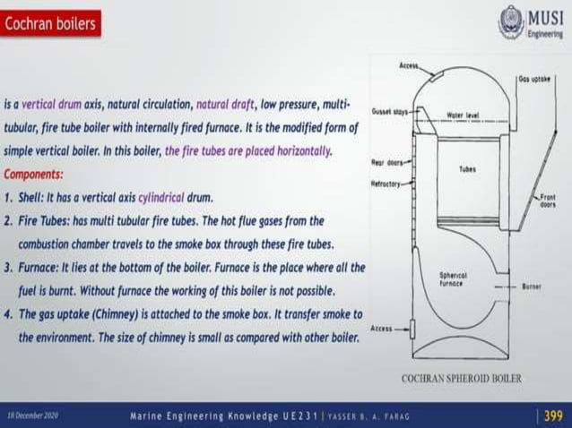 Marine Boilers and steam engineering .pptx | Physics | Science