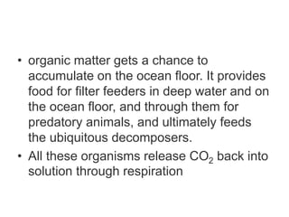 Marine carbon cycle.by masroor | PPTX