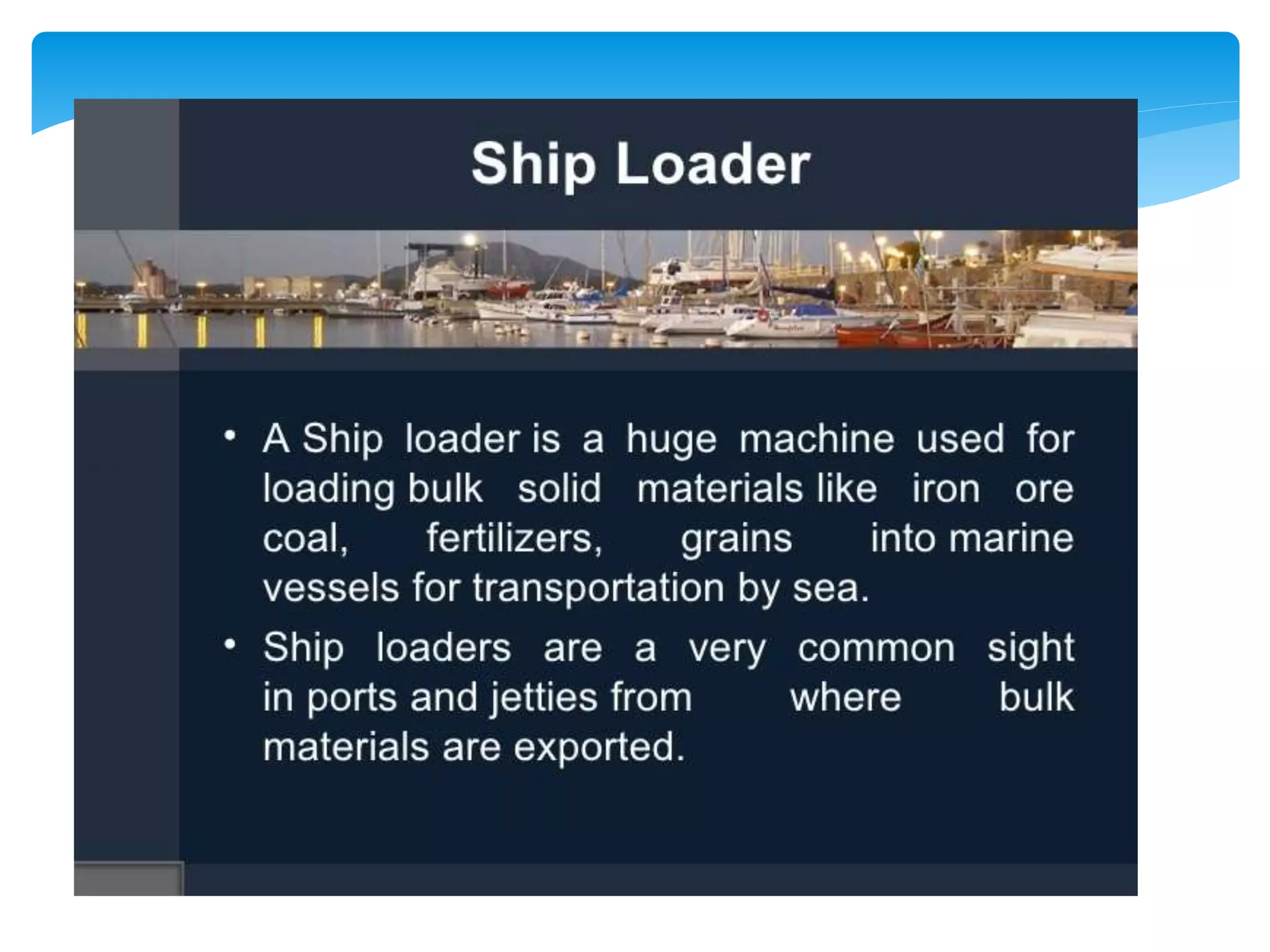 marine cargo handling system and machines | PPTX