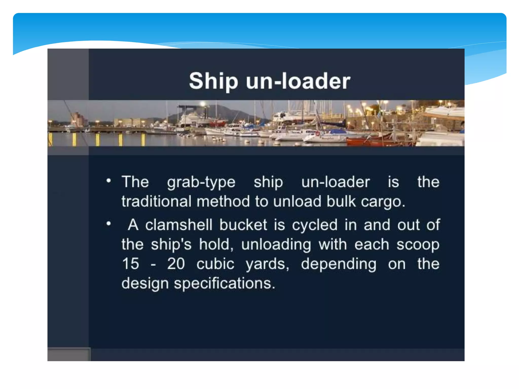 marine cargo handling system and machines | PPTX