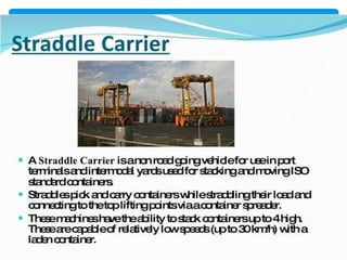 marine cargo handling system and machines | PPTX