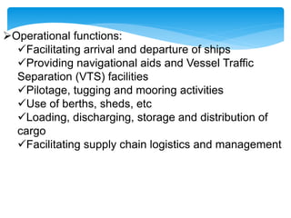 marine cargo handling system and machines | PPTX