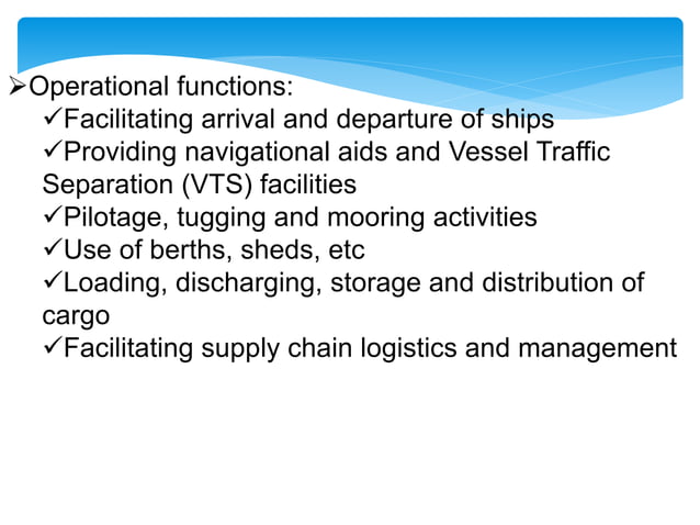 marine cargo handling system and machines | PPTX | Cruises | Travel Type