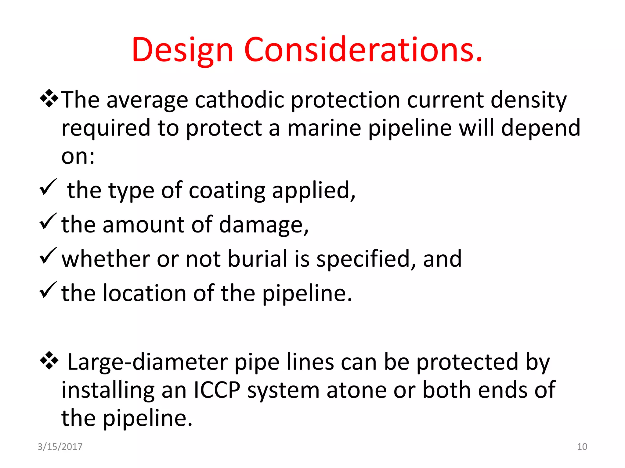 Marine cathodic protection. | PPT