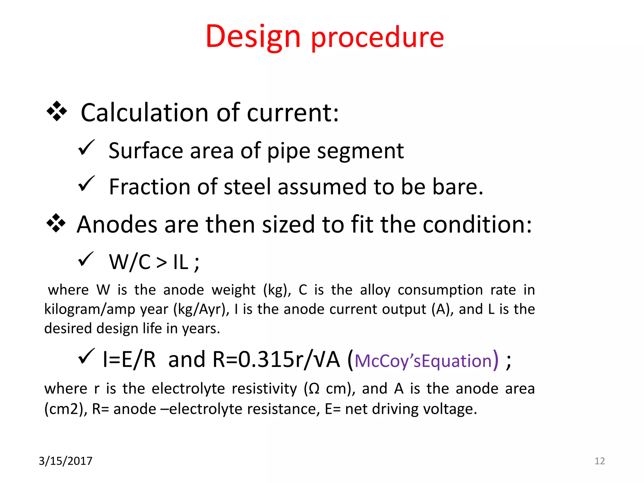 Marine cathodic protection. | PPT