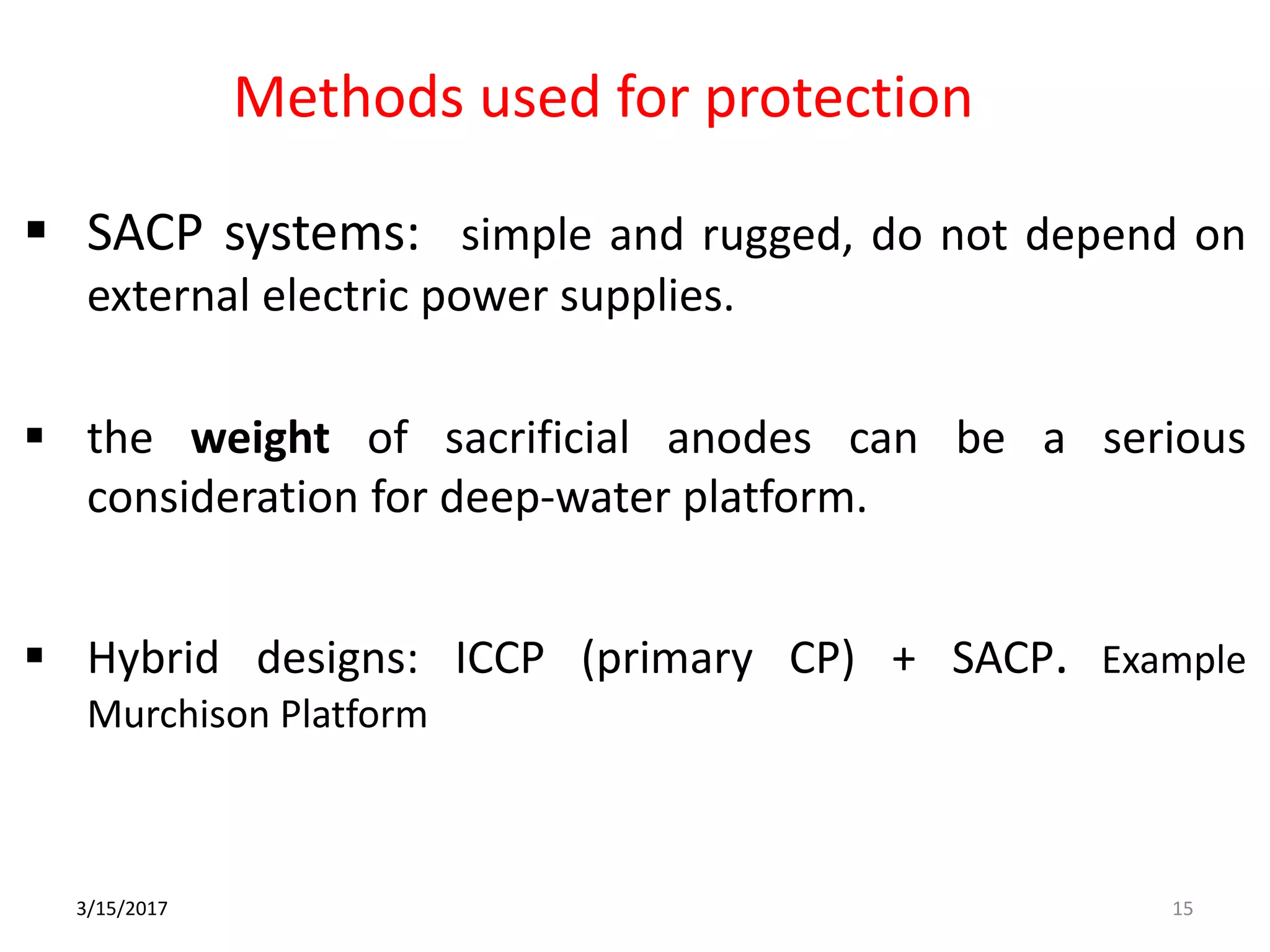 Marine cathodic protection. | PPT
