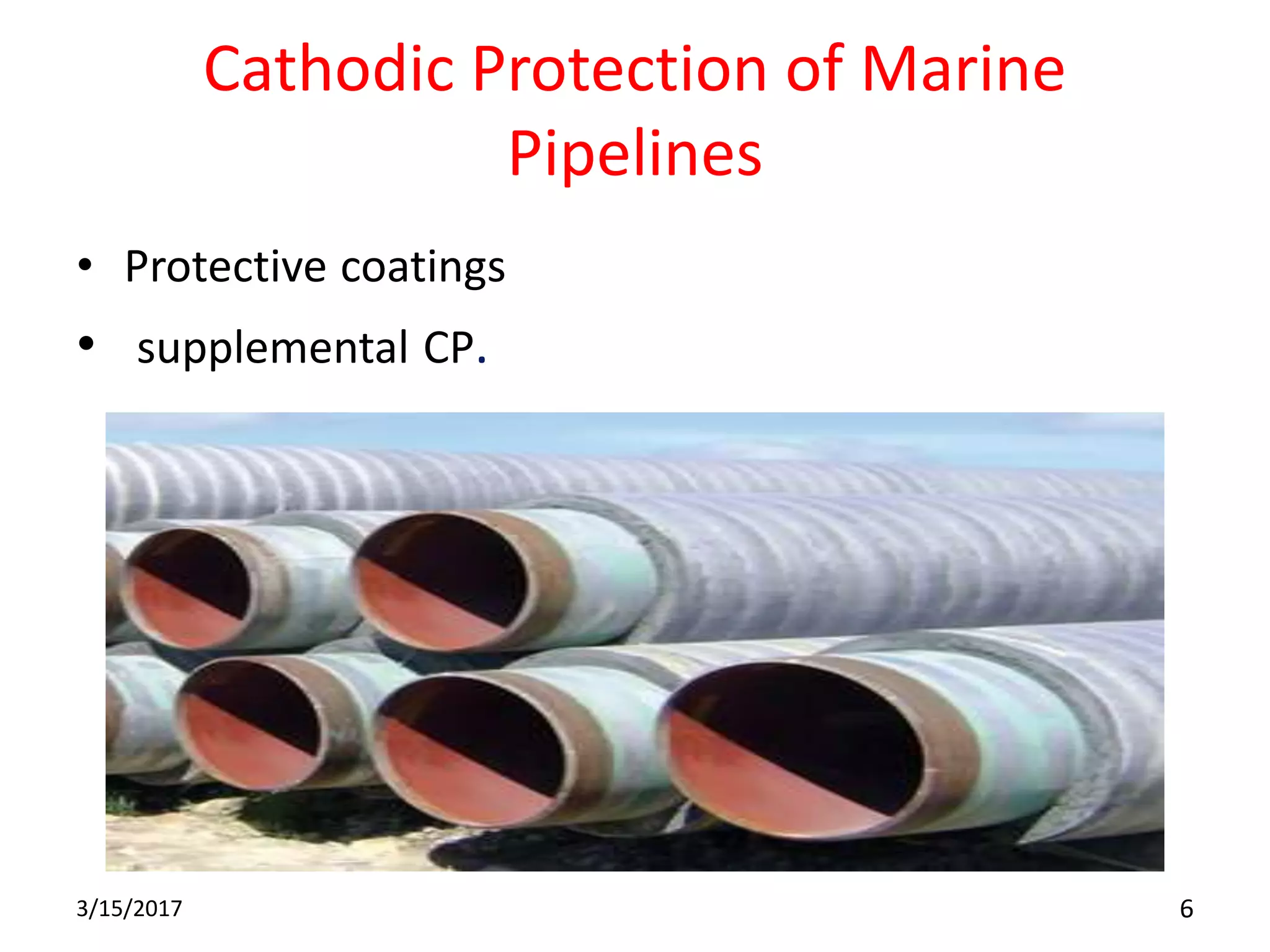 Marine cathodic protection. | PPT