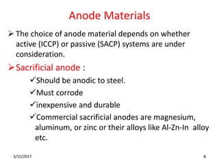 Marine cathodic protection. | PPT