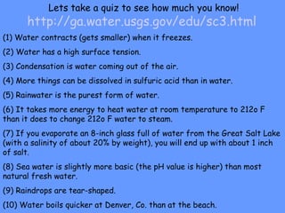 Marine chemistrynotes1011 | PPT | Chemistry | Science