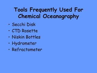Marine chemistrynotes1011 | PPT