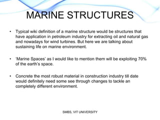 Marine Concrete | PPTX