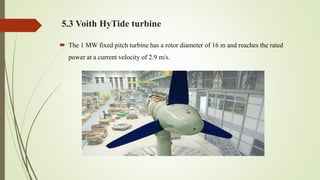 Marine current turbine... | PPT