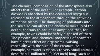 Marine ecosystem, complex of living organism in the ocean enviroment | PPT